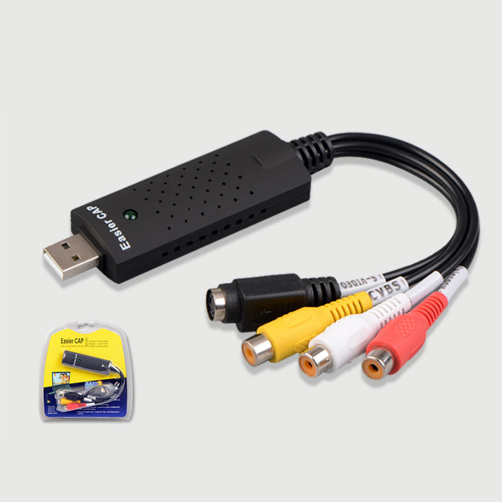 Jual 1 Channel AV USB 2.0 Capture Cards Video TV DVD VHS Audio Capture ...