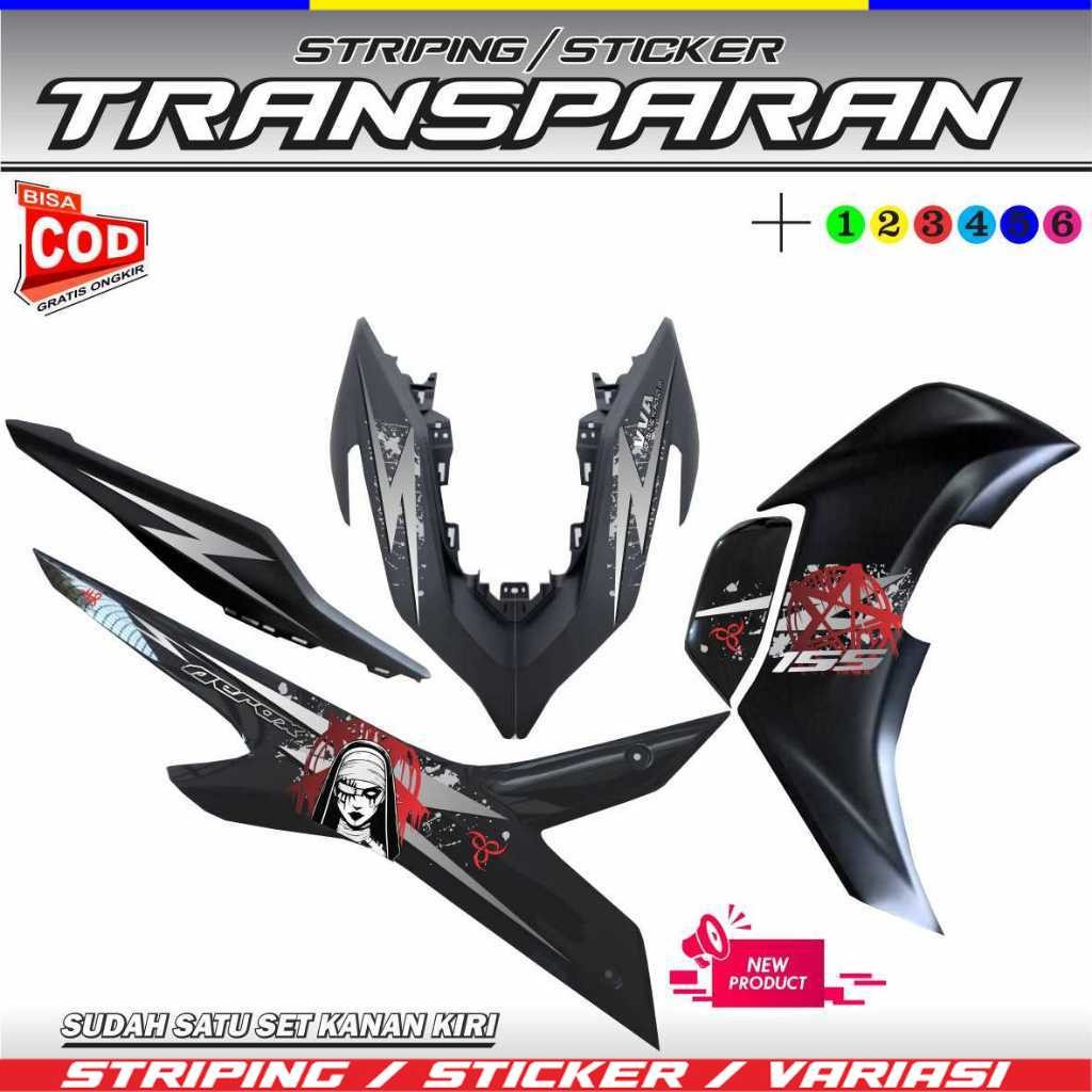 Jual Striping Sticker Bening Transparan Uv Gradasi Yamaha Aerox New ...