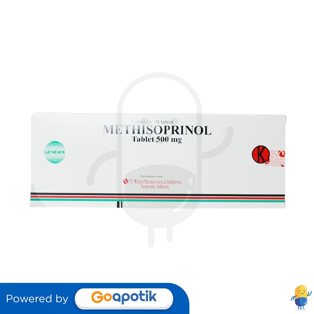 Jual Methisoprinol Nulab 500 Mg Box 50 Tablet | Shopee Indonesia