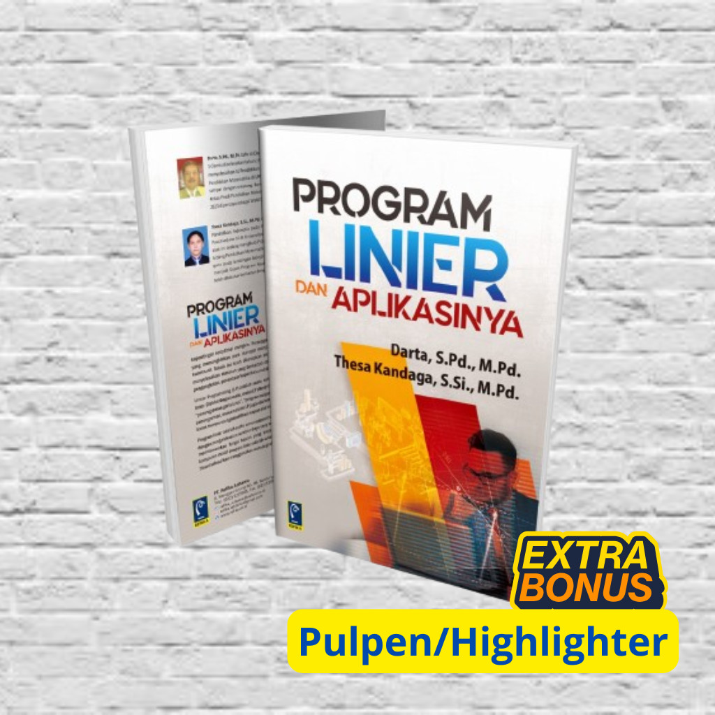 Jual Program Linier dan Aplikasinya – Konsep & Solusi Matematika Terapan | Darta, S.Pd., M.Pd ...