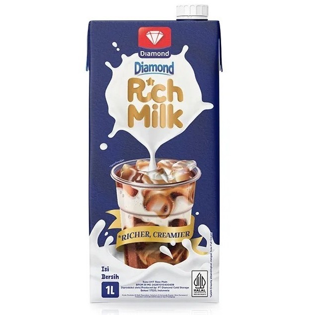 Jual DIAMOND RICH MILK CREAM 1L | Shopee Indonesia