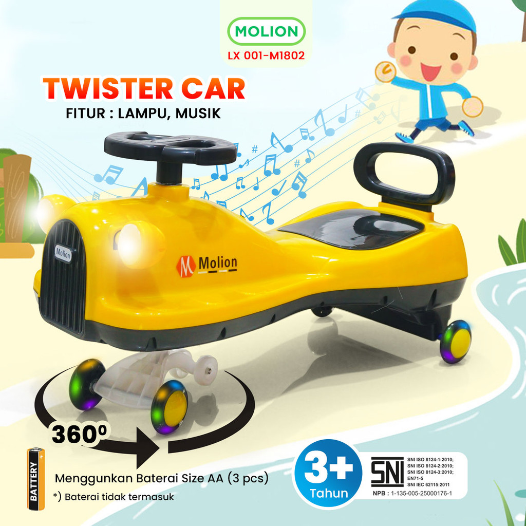 Jual SPEEDS Mobil Mobilan Dorong Twister Car Tunggang Sporty Swing Car ...