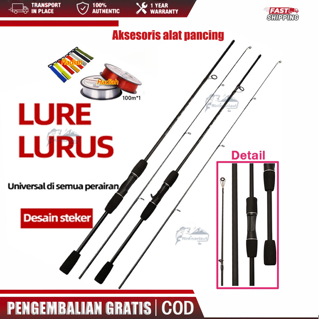Jual [Rintisanlaut] Joran UL Ultralight Renlong Joran Pancing1.65M/1.8M/2.1M/2.4M Joran Pancing ...