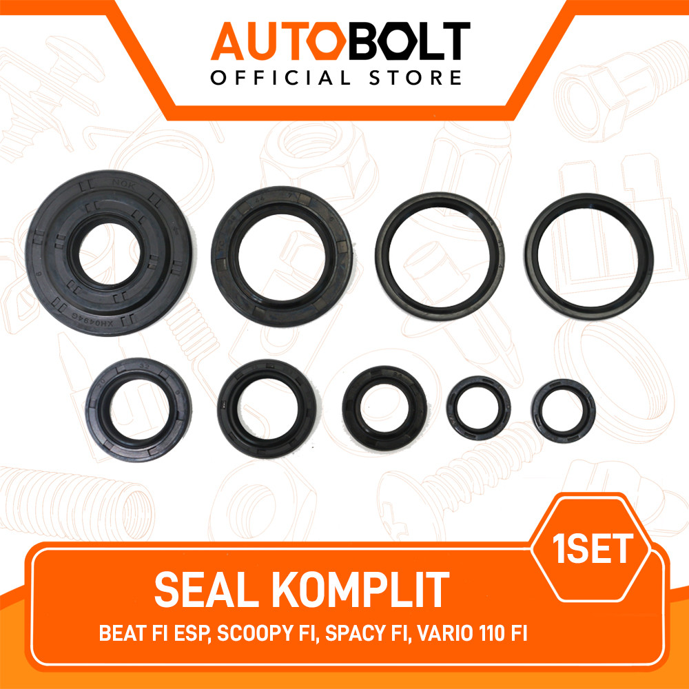 Jual Sil Komplit Beat FI eSP & Scoopy FI & Spacy FI & Vario 110 Seal Oli Oil Assy Set Kit ...