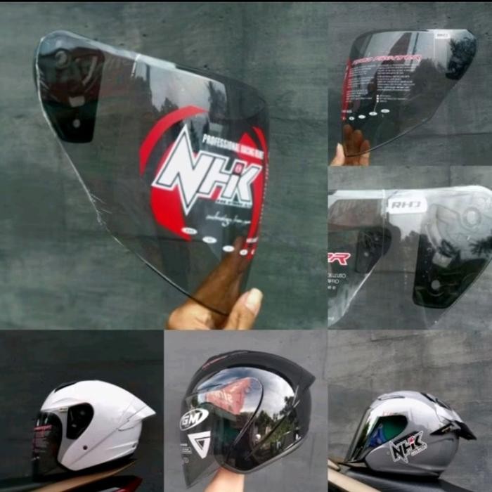 Jual VISOR/ KACA HELM NHK N1 MAX DARK SMOKE RHD LENS,FOR NHK N1,R1 ...