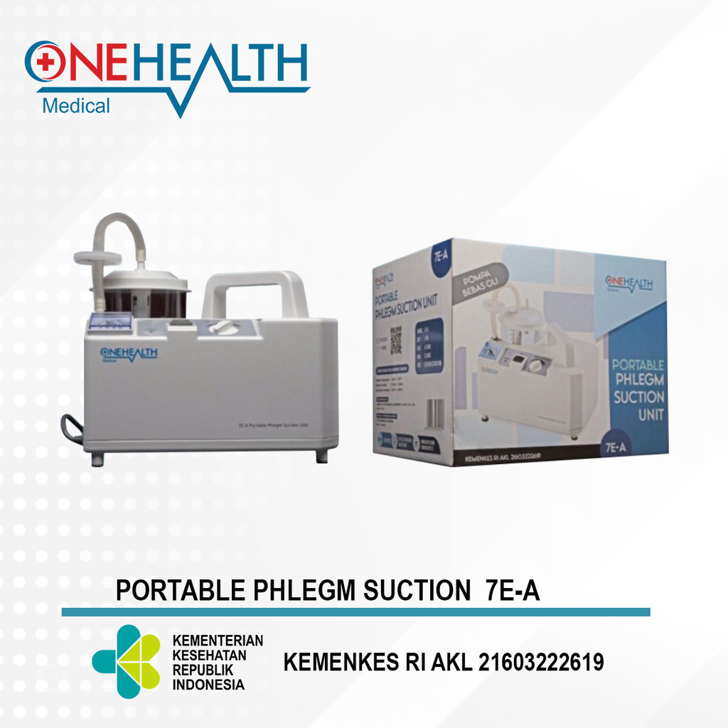 Jual Onehealth Suction Pump Portable 7E-A Alat Sedot Dahak | Shopee ...