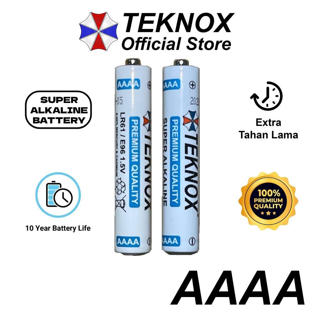 Jual (1 pcs) TEKNOX Baterai AAAA Baterai A4 Alkaline E96 Baterai LR61 ...
