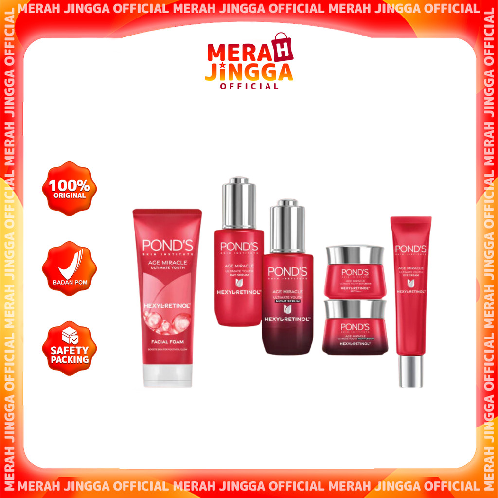 Jual POND'S Age Miracle SERIES | PONDS Age Miracle SERIES | Merah ...