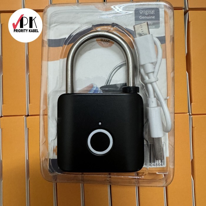 Jual PREMIUM! Gembok Fingerprint Sidik Jari Pintar Smart Fingerprint ...