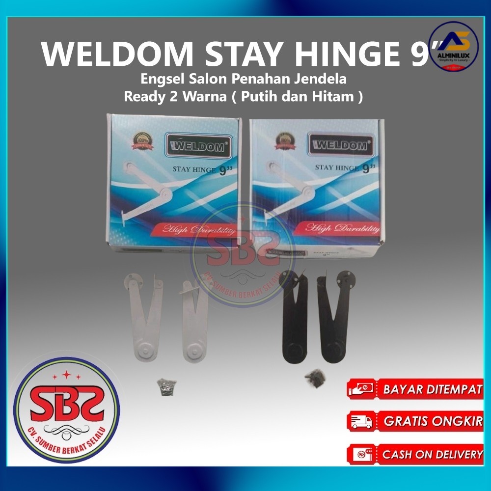 Jual WELDOM Engsel Salon Penahan Jendela 9” / IGM Engsel Salon 9" BESI ...