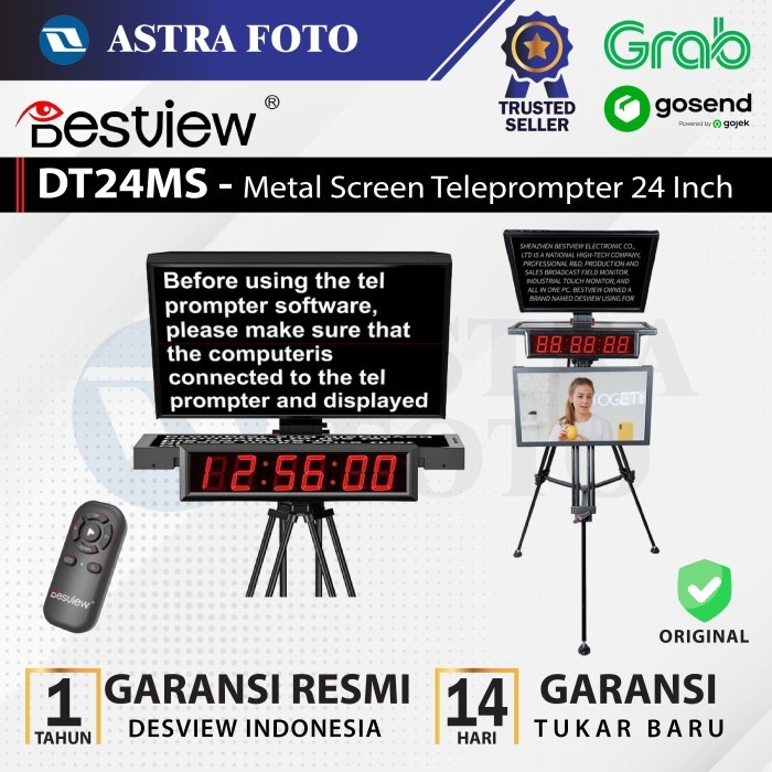 Jual Desview DT24-MS (Metal Screen) Single Teleprompter 24 Inch Metal ...