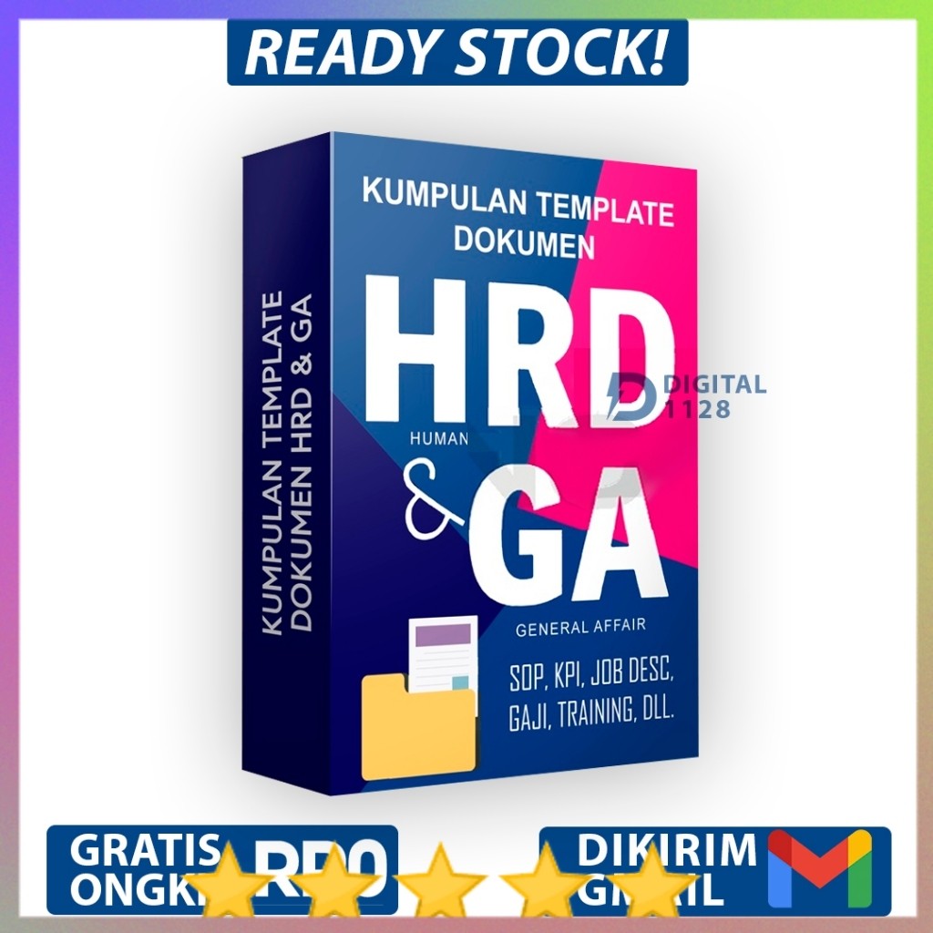 Jual Template HRD & GA Lengkap - Rekrutmen + Orientasi + Kompensasi ...