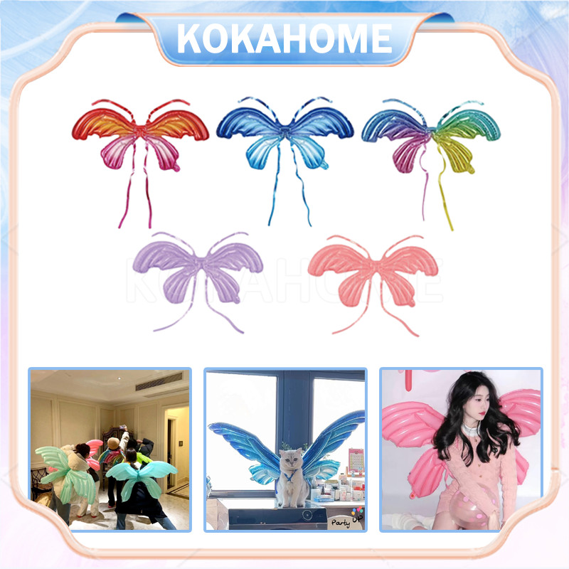 Jual balon foil sayap kupu kupu/ sayap angel / sayap peri/ balon sayap ...