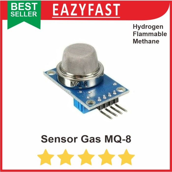 Jual MQ-8 MQ8 Sensor Gas Hidrogen Hydrogen Flammable Methane LPG Module ...