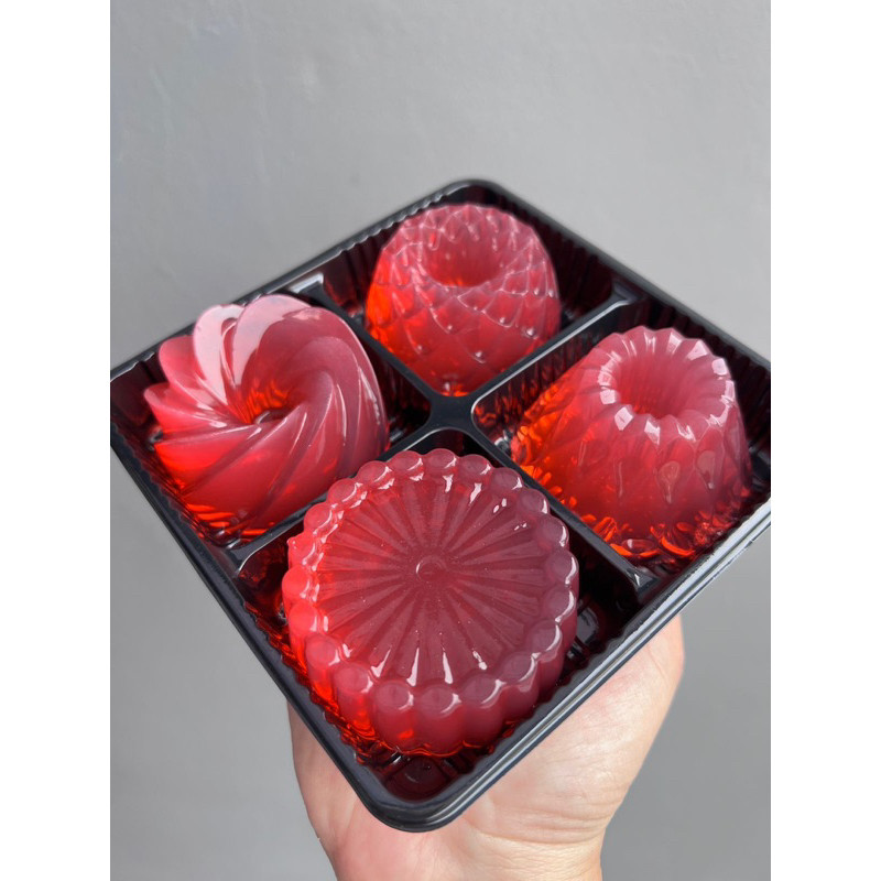 Jual Mika Sekat 4 W138 isi 10pcs / Box Mika Sekat 4 Puding Mini ...