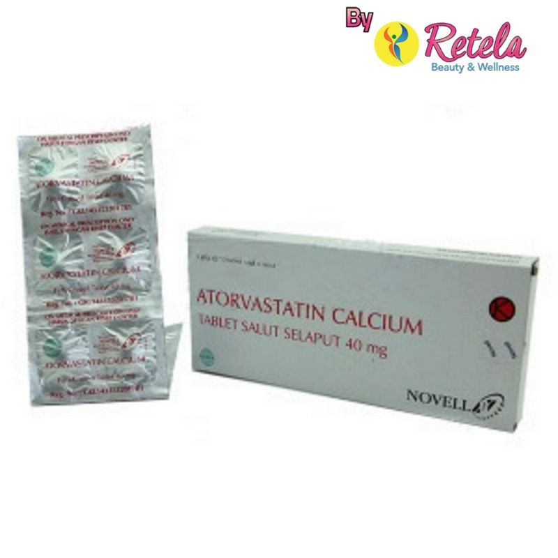 Jual ATORVASTATIN 40MG 1 STRIP 10 TABLET (GEN-NVL) | Shopee Indonesia
