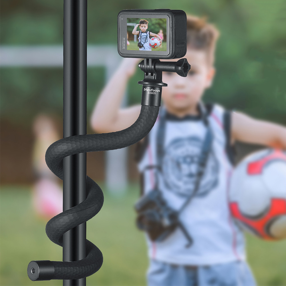 Jual Flexible Mount Clamp Camera Tripod Stand Stick Pole for GoPro ...