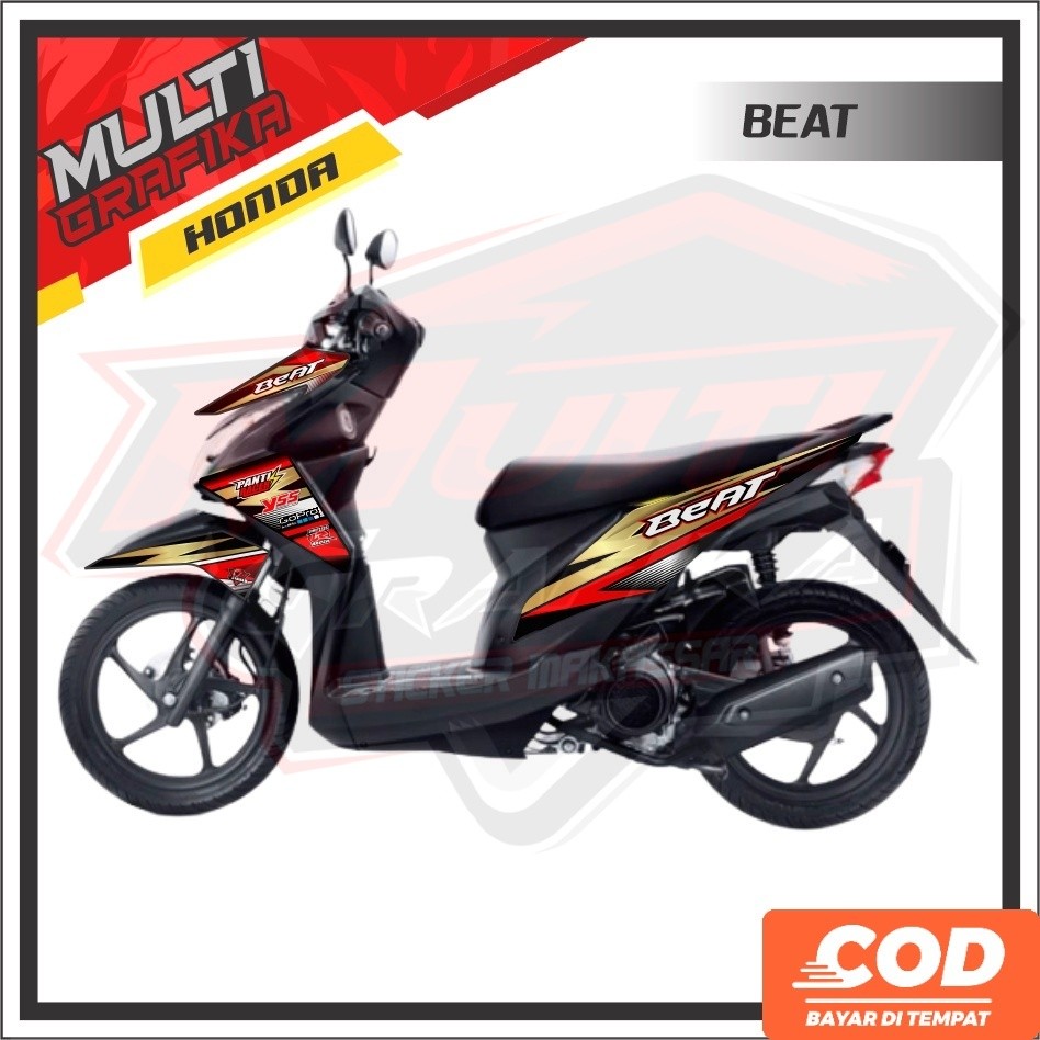 Jual Stiker Striping Sticker Decal BEAT F1 Setiker Stikker Variasi ...