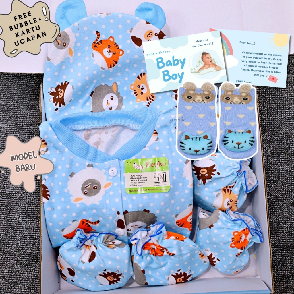 Jual [COMEL] Hampers Set Paket Newborn 0-3 Bulan / Hampers Package Baju ...