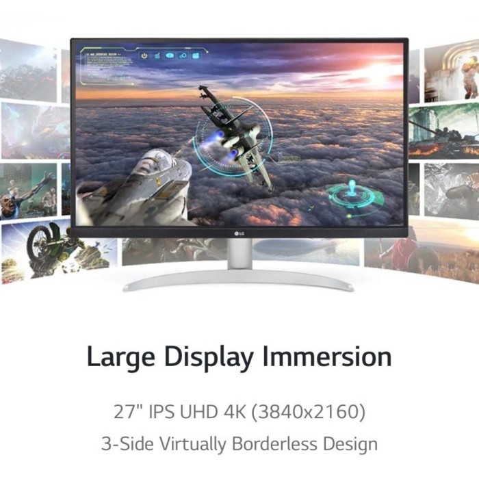 Jual Monitor LED LG 27UP600 W 27 Inch - UHD 4K IPS HDR400 FreeSync Monitor | Shopee Indonesia