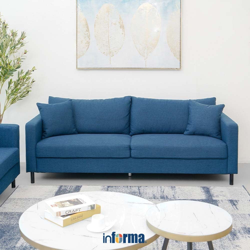 Jual Informa Nordia Anniston Sofa Fabric 3 Seater Dallas Tempat Duduk ...