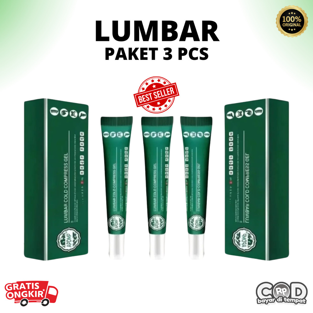 Jual [PROMO] PAKET 3 PCS Lumbar Cold Compress Gel Cream Lutut Spine ...