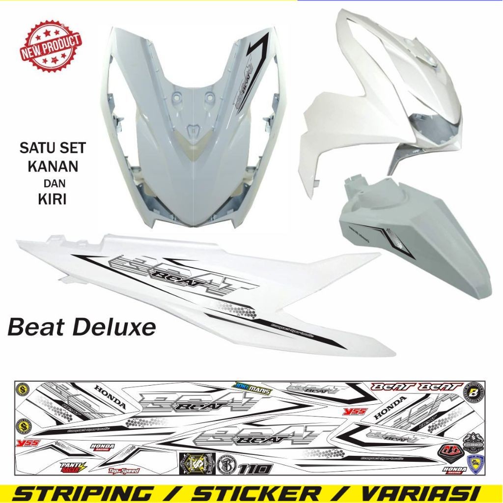 Jual STRIPING MOTOR BEAT DELUXE / VARIASI BEAT ISS CBS DELUXE VARIASI ...
