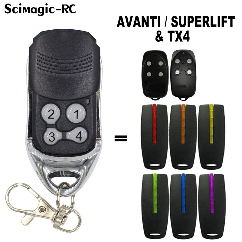 Jual Avanti/Superlift/TX4 Compatible Garage Door Gate Remote Control 433MHz Rolling Code ...