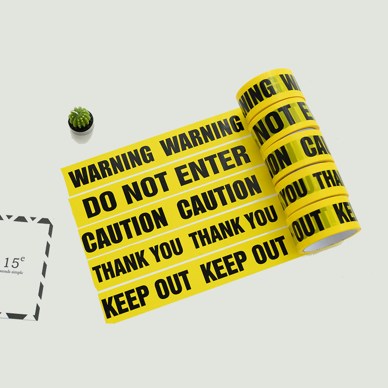 Jual 1 Roll 48mm*25m Opp Warning Tapes Caution Barrier Work Safety ...