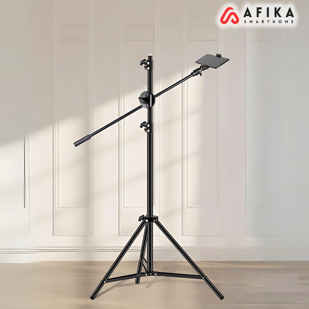 Jual Tripod Adjustable Stable Photo Studio Stand Boom Arm 200cm ...