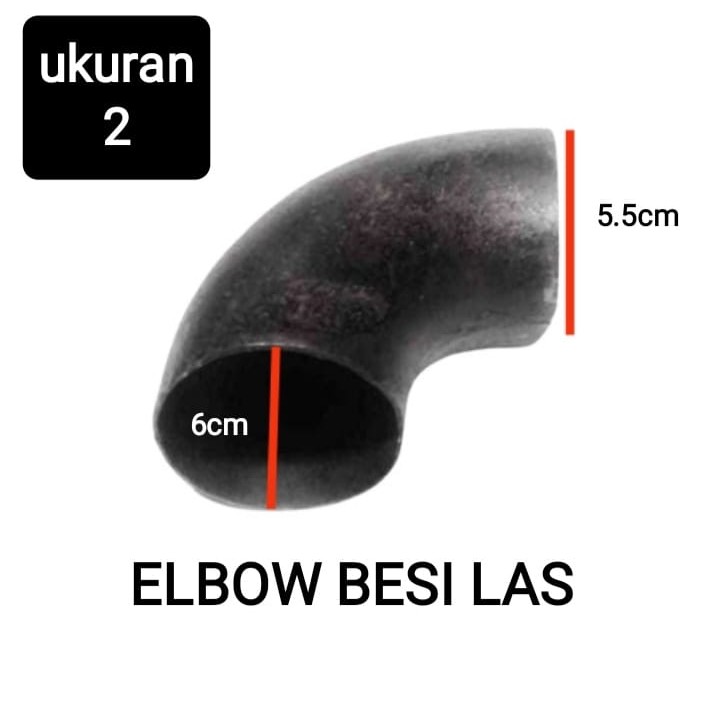 Jual Elbow Keni/Pipa Besi Las Ukuran 2" inchi/elbo besi pipa las ...