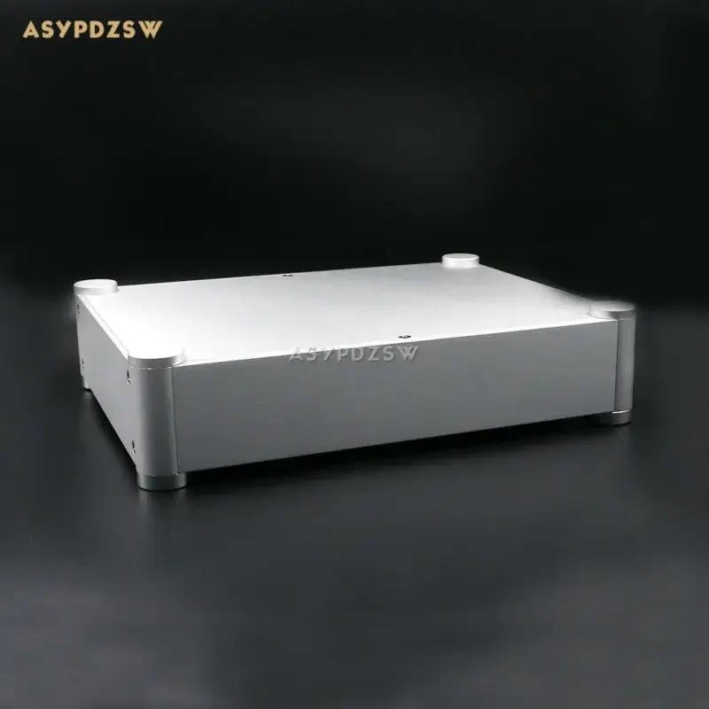 Jual 3206 Amplifier aluminum rounded chassis Preamplifier/DAC/Amp case Decoder/Tube amp ...
