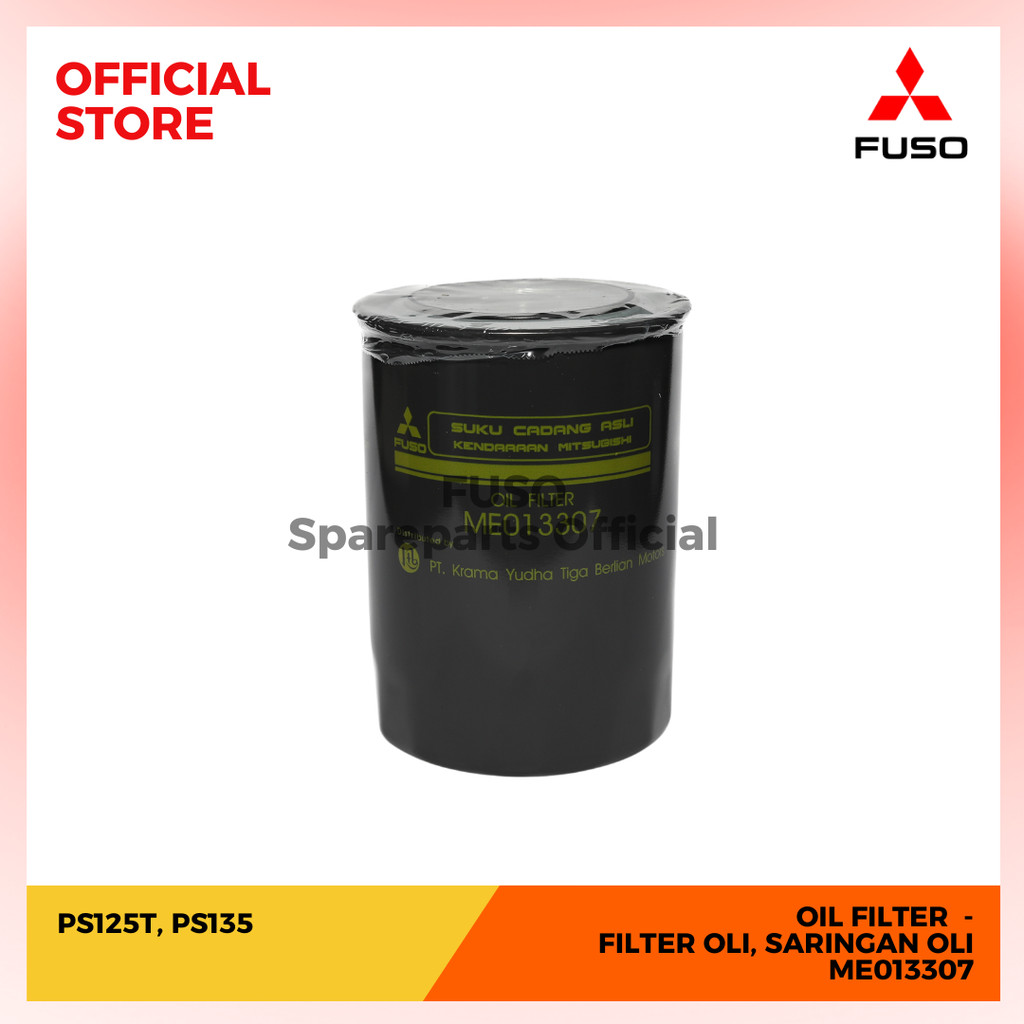 Jual Fuso Oil Filter Saringan Oli - PS125T PS135 [ME013307] Mitsubishi ...