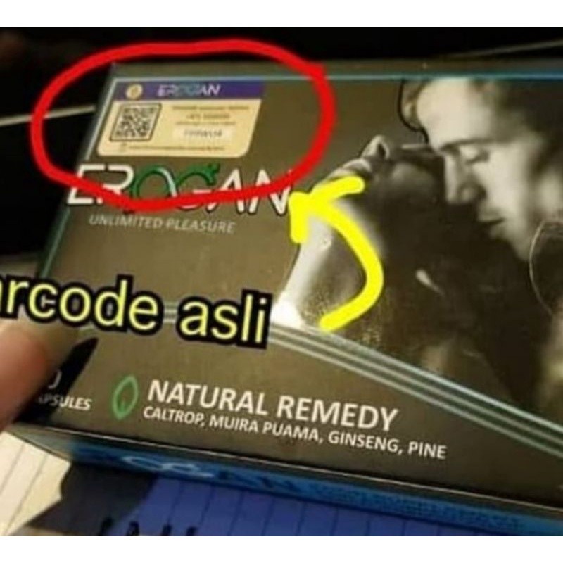 Jual Erogan 100% Original Bercode QR isi 20 kapsul(GRATIS ONGKIR) | Shopee Indonesia