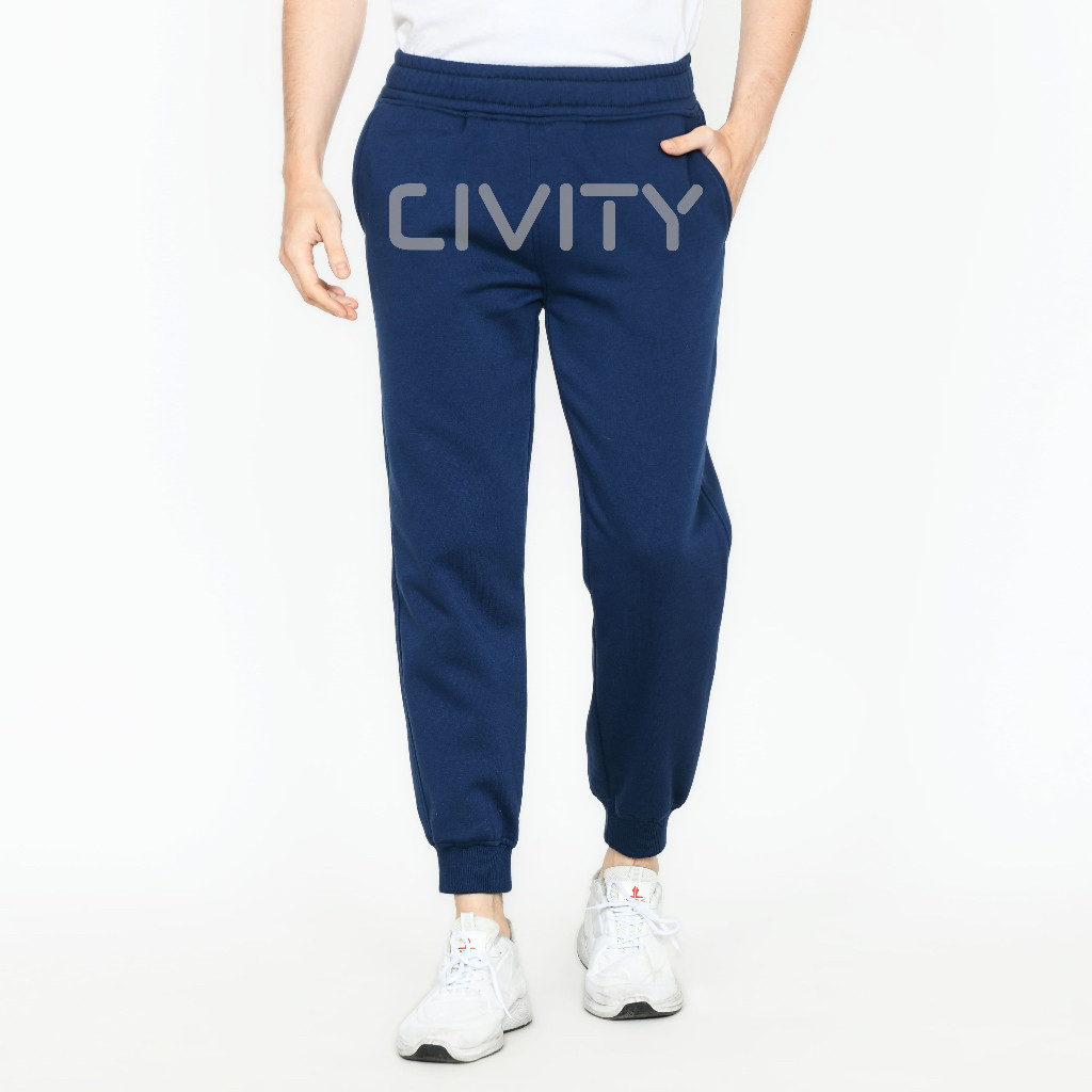 Jual Civity Celana Jogger Long Pants Navy | Shopee Indonesia
