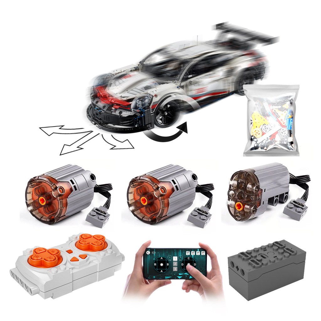 Jual Motorized Motor for Lego Technic Porsche 911 RSR Race Car 42096 ...