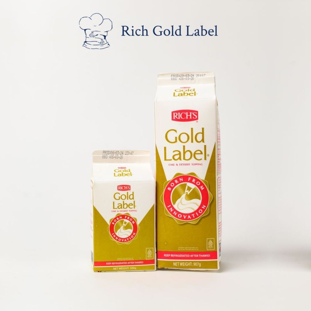Jual Richs Gold Label, Whipping & Topping Cream (500 gr / 907 gr) (Rich ...