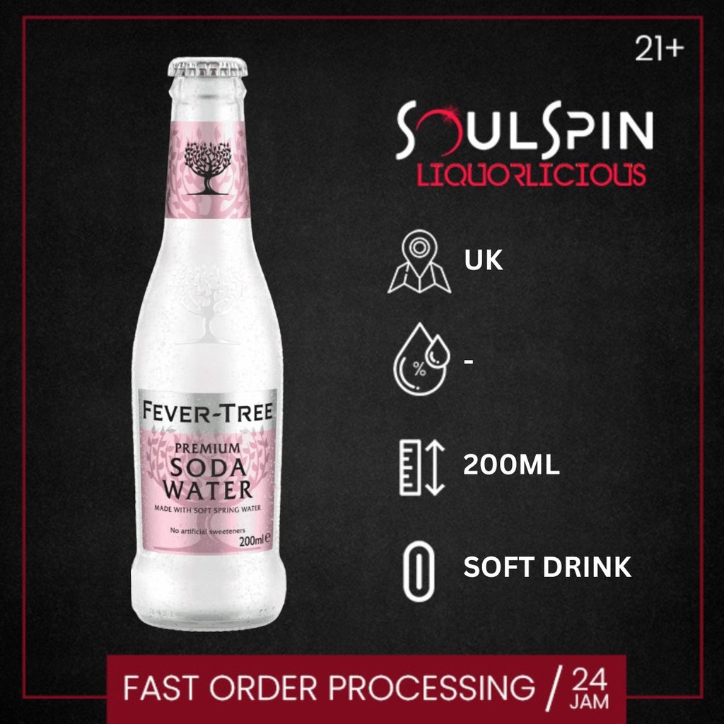 Jual Fever Tree Soda Water 200ml | Shopee Indonesia