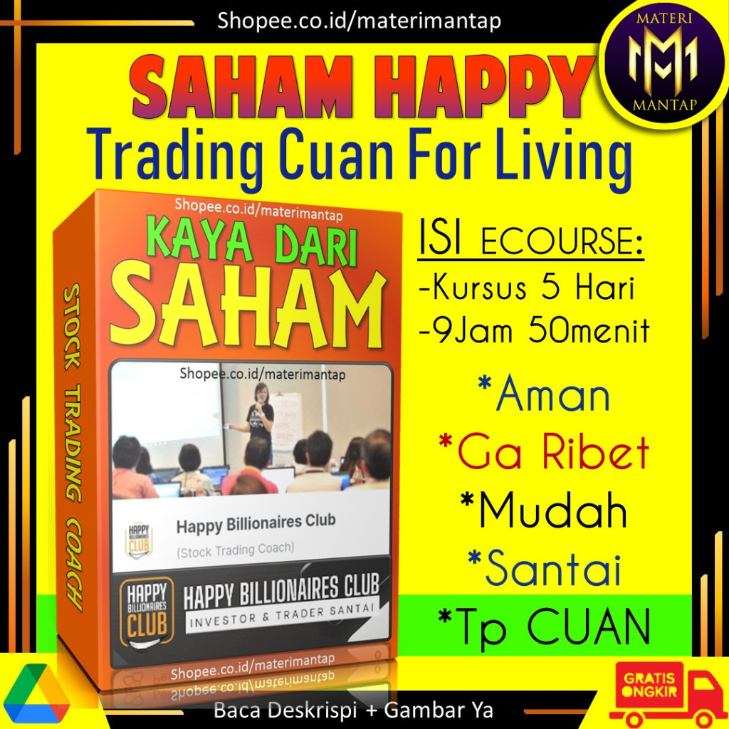 Jual Belajar Trading Saham Untuk Trading For Living Hingga Anda Sukses by Kelas Saham Happy ...