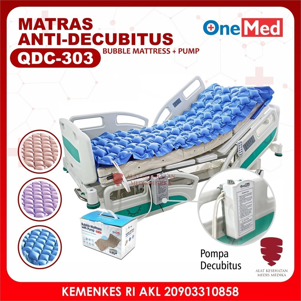 Jual Matras Anti Decubitus Onemed QDC 303 Matrass Kasur Angin With pump ...
