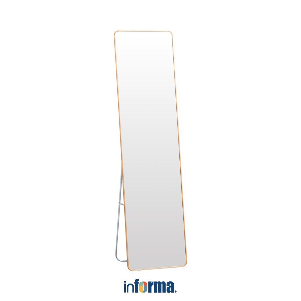 Jual Informa 40X150 cm Cermin Lantai Pro - Gold Standing Floor Mirror ...
