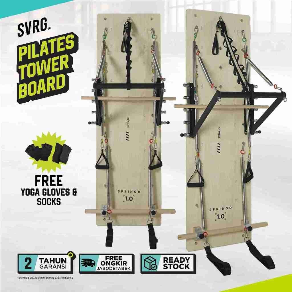 Jual SVRG Springo Pilates Board Tower 1.0 - Pilates Board - Wall Mount ...