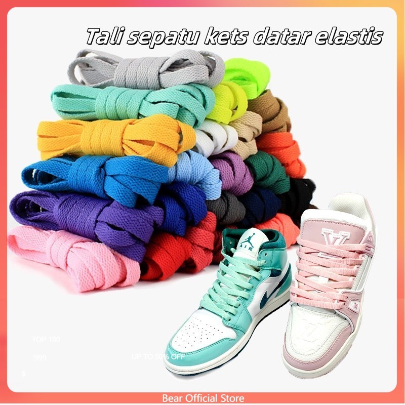 Jual Tali sepatu kets datar elastis/Tali sepatu elastisTersedia dalam ...