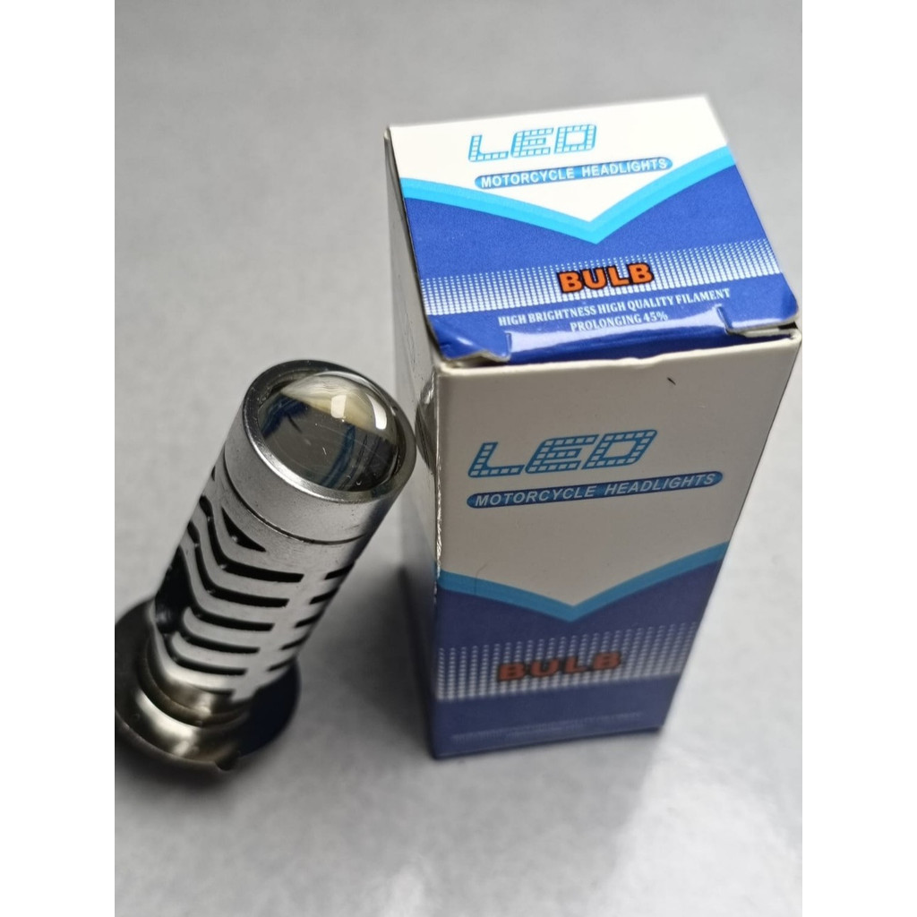 Jual LAMPU UTAMA MOTOR LED LASER D2 H6 H4 P15D AC DC 9-80V BEBEK MATIC ...