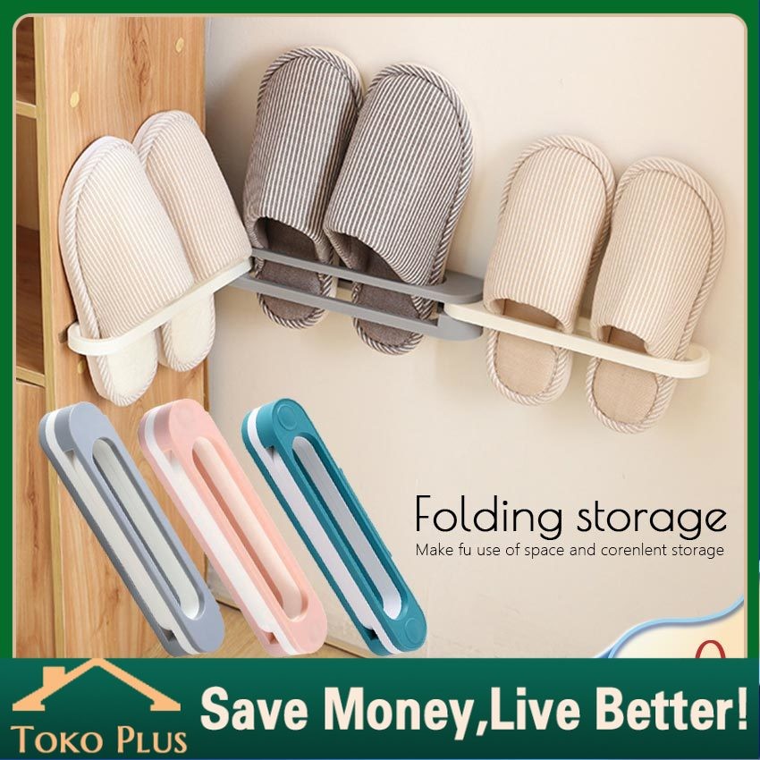 Jual Rak Sandal Tempel Dinding Lipat 3In1 Rak Sepatu Tempel - Rak ...