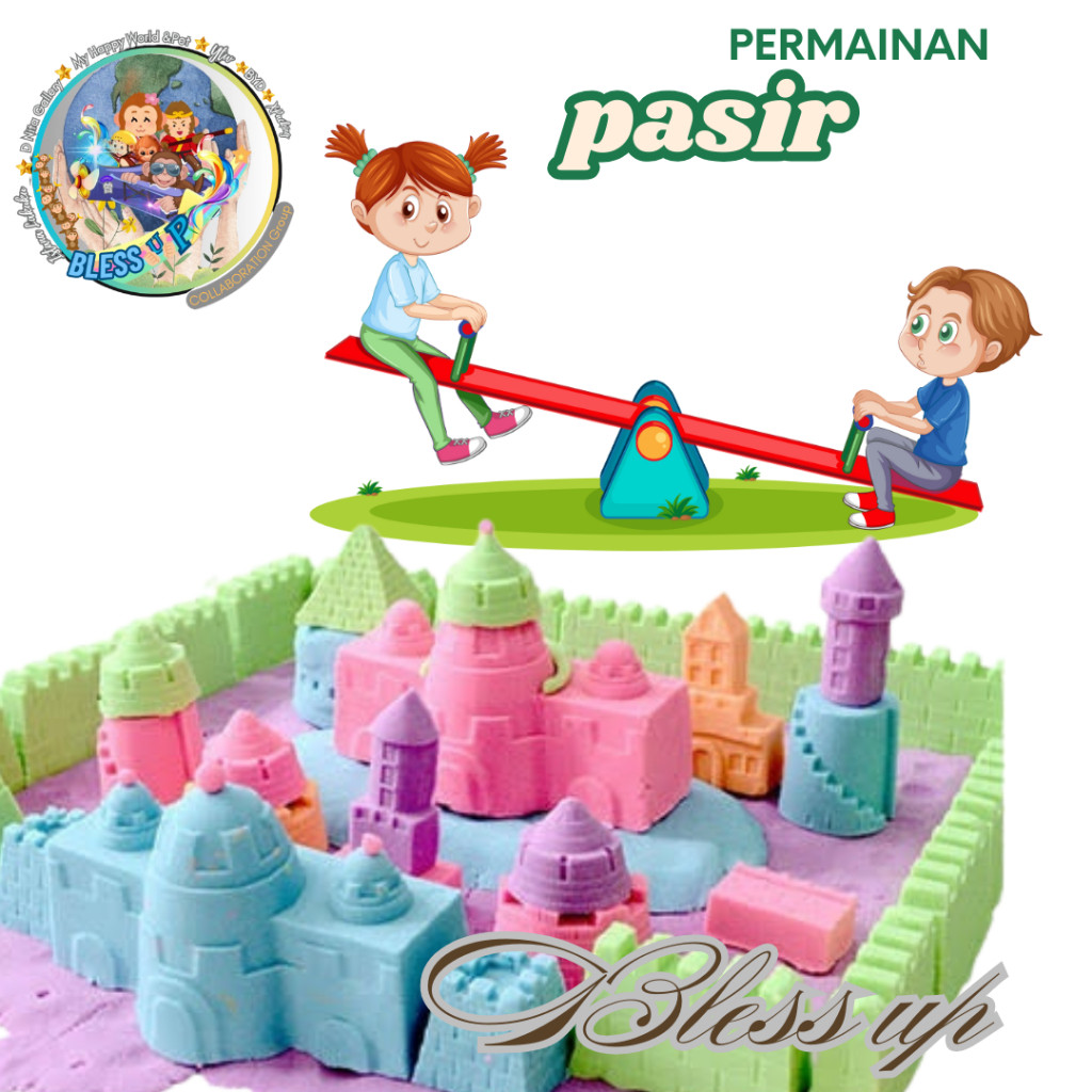 Jual Cetakan Pasir ajaib untuk Play Doh Set pantai istana castle kastil ...