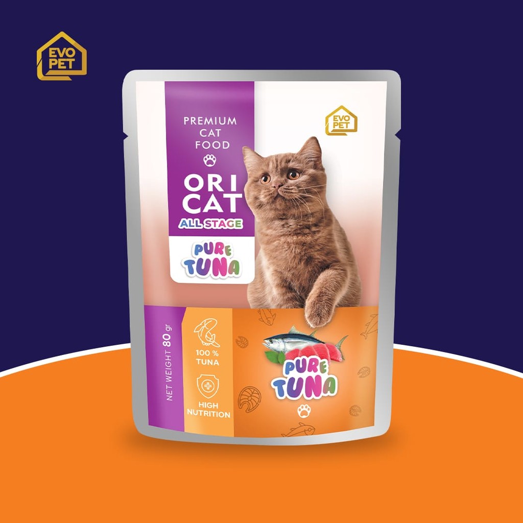Jual VENOX ORICAT POUCH 80GR - Ori Cat Pouch Makanan Basah Kucing Adult ...