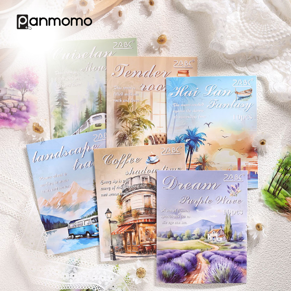 Jual Panmomo Sticker Aesthetic Vintage Cloud Fantasy Sticker Pack ...