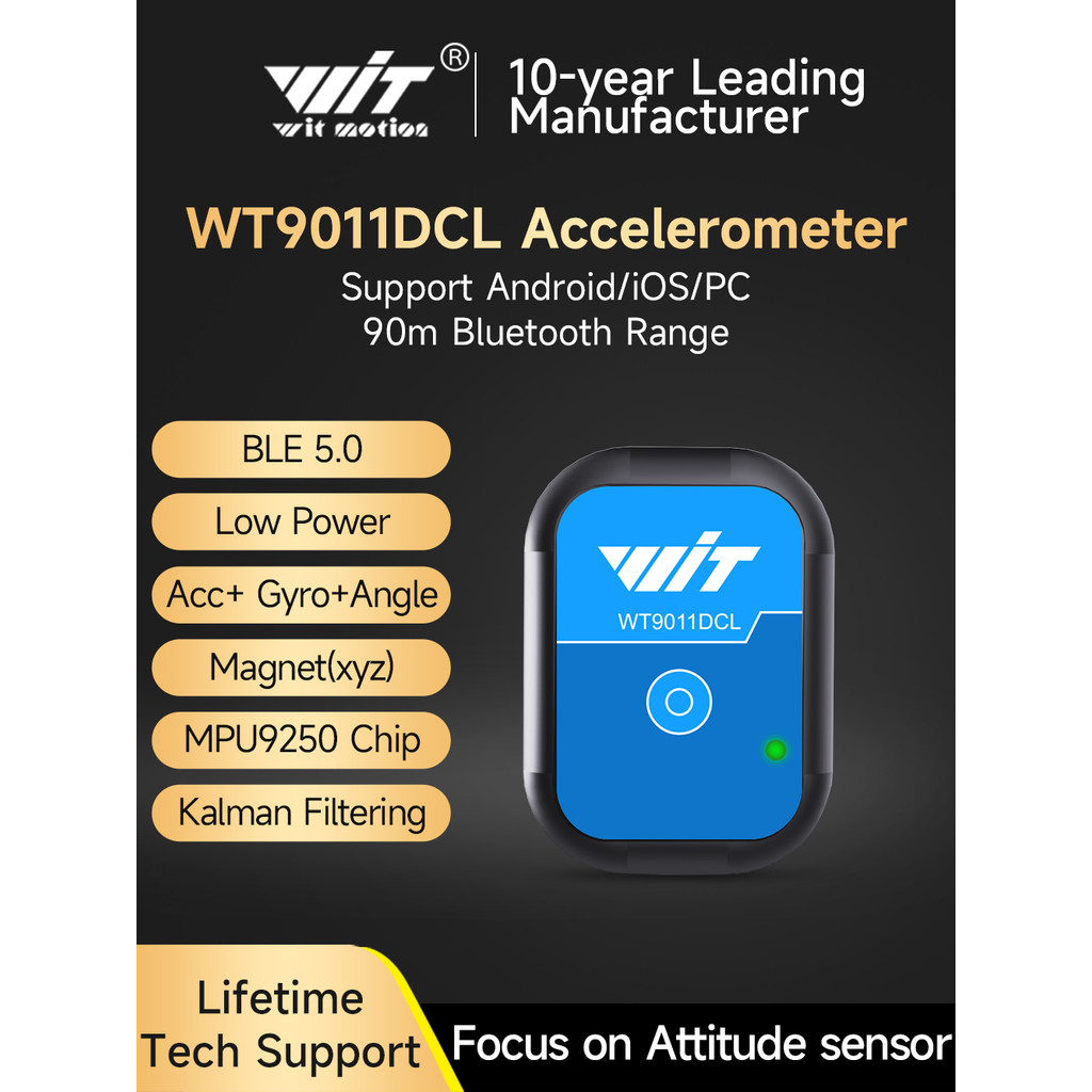 Jual WitMotion WT9011DCL Bluetooth 5.0 Accelerometer Gyroscope Angle ...
