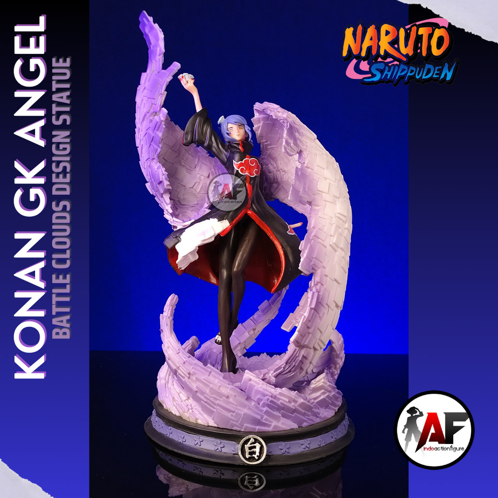 Jual STATUE NARUTO KONAN AKATSUKI GK ANGEL BATTLE CLOUDS STUDIO DESIGN ...